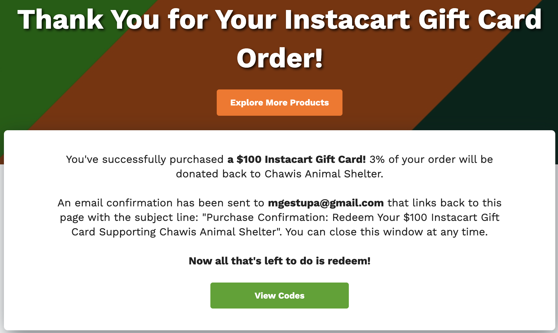 How do I redeem my Instacart Gift Card? – GroupRaise.com